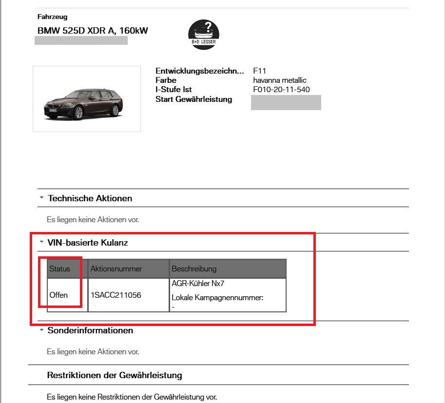 BMW Fahrzeughistorie